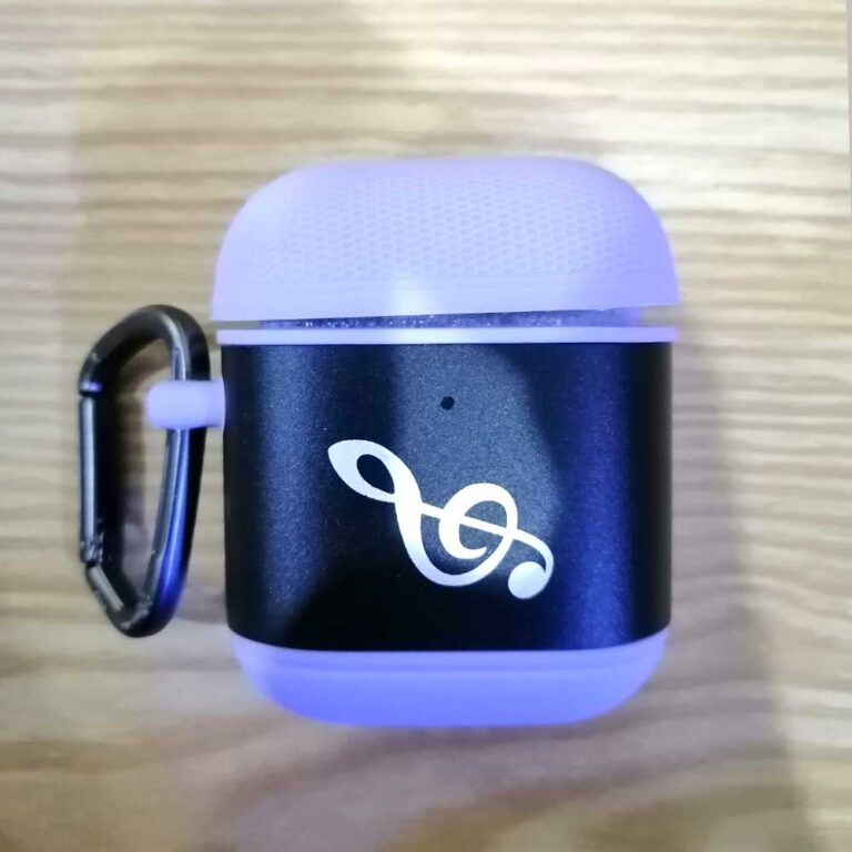 Airpod Silicone Case with Metal cover and Belt Clip in Pakistan