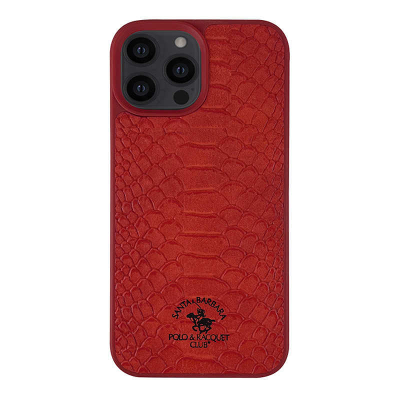 iPhone13 Pro Max 6.7“ Knight Series Leather Case Red in Pakistan