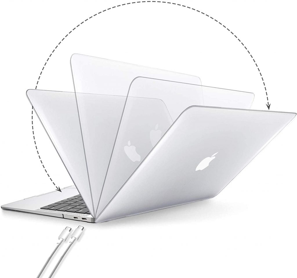 Apple MacBook Pro 16.2 inch Case Clear Plastic Laptop Hard Shell ...