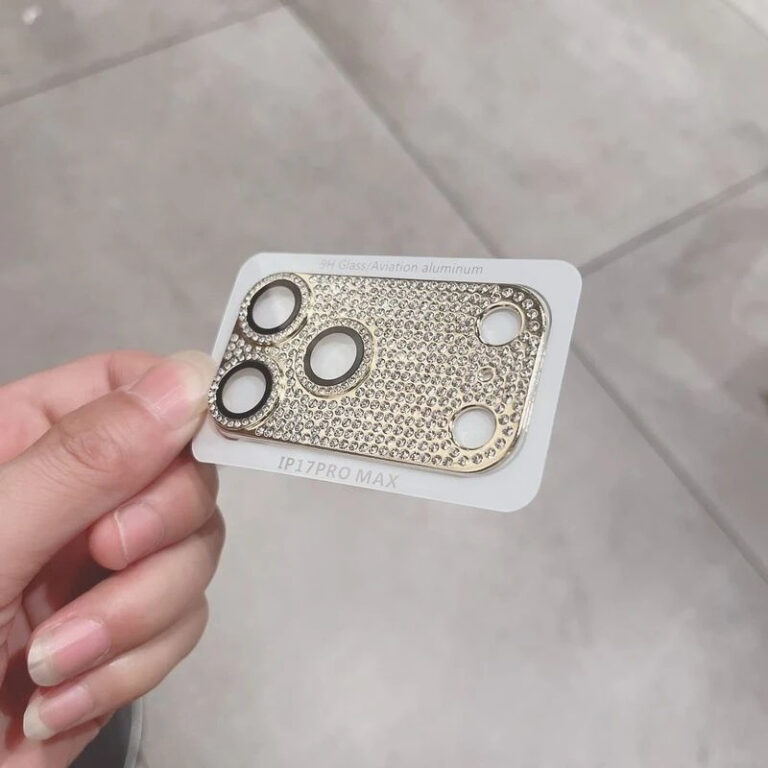 iPhone 17 Pro Max Diamond Bling Full Camera Lens Protector